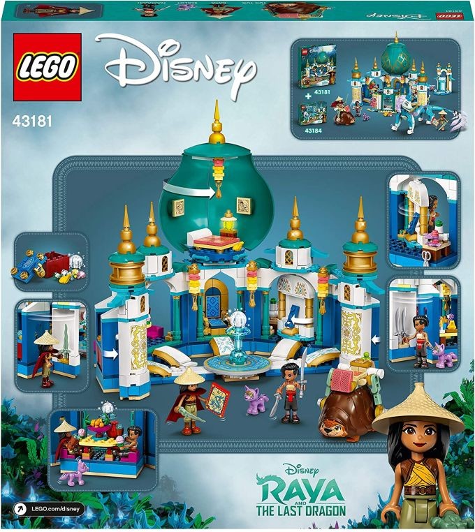43181 LEGO® Disney Princess Raja un Sirds pils, no 7+ gadiem NEW 2021 ...